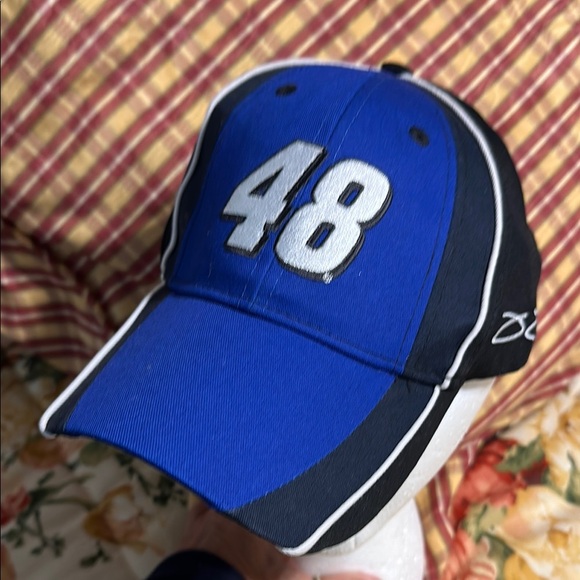 Accessories | Blue And Black Cap With Number 48 | Poshmark